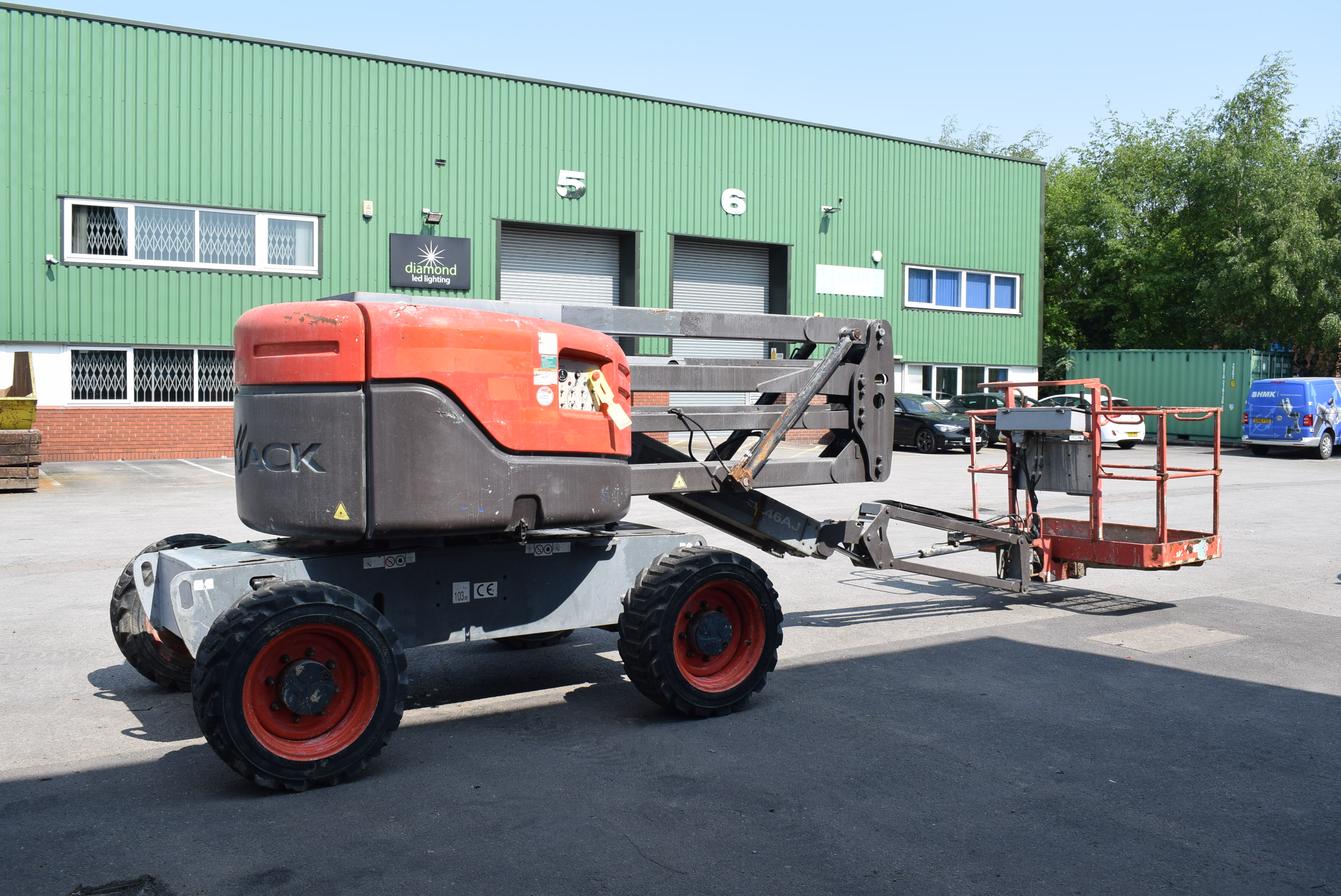 2011 Skyjack 46AJ 4x4 Diesel Boom Lift 16m - SurePress